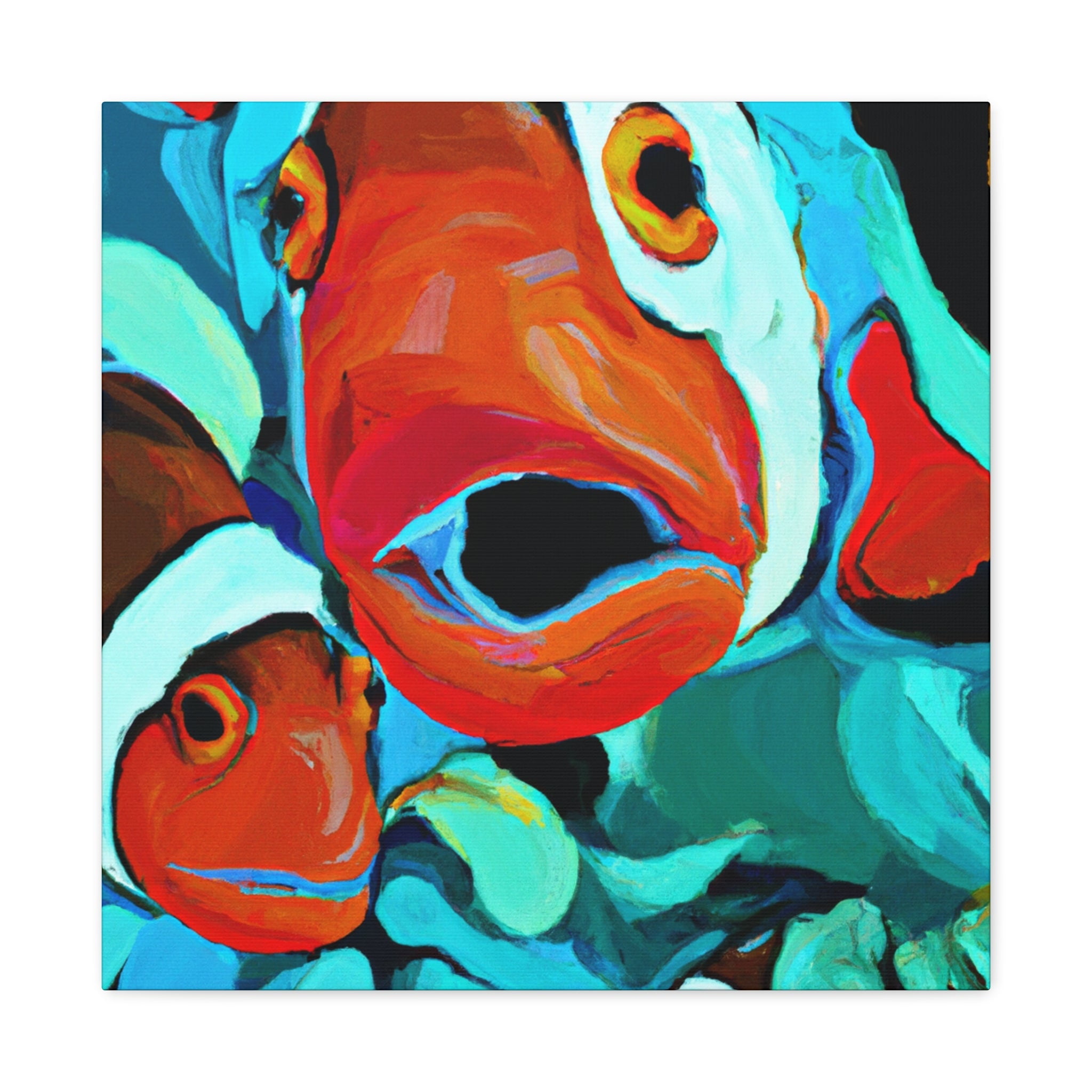 Clownfish Through Expressionism - Canvas - Walmart.com