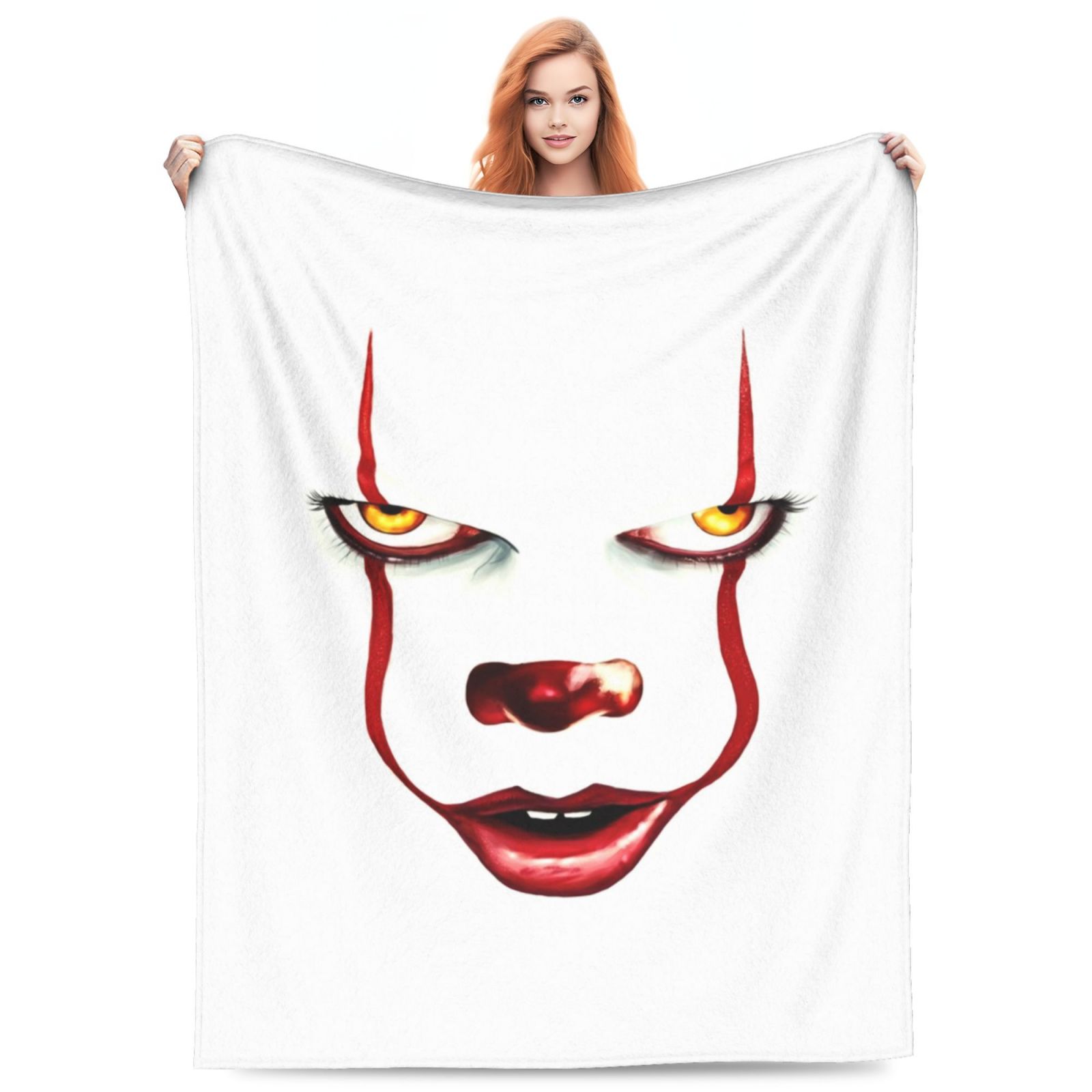 Clowns Horror Movie Stephen King'S It Pennywise Super Soft Flannel ...