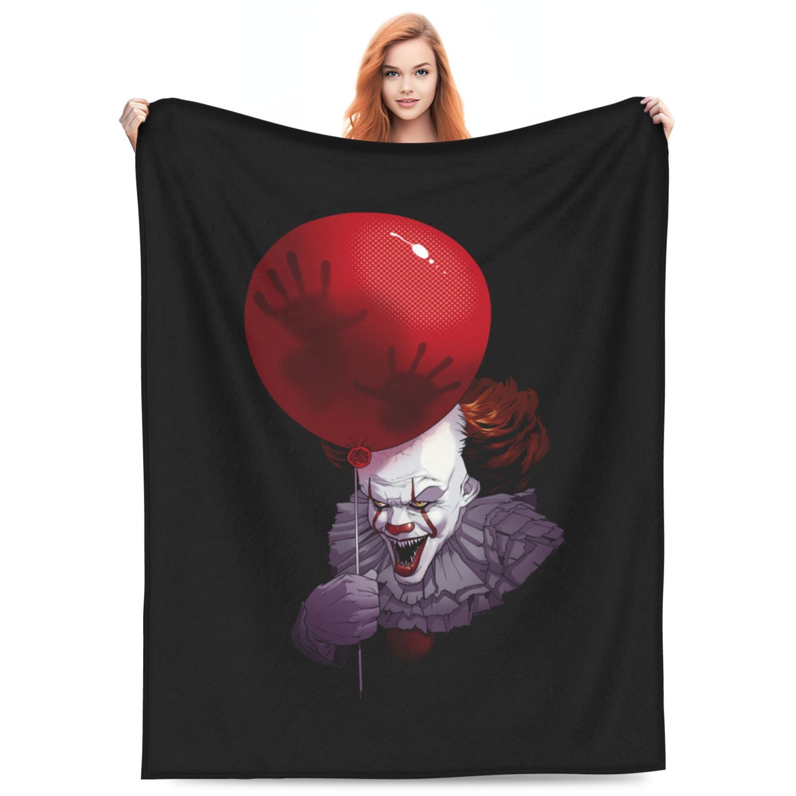 Clowns Horror Movie Stephen King'S It Pennywise Super Soft Flannel ...