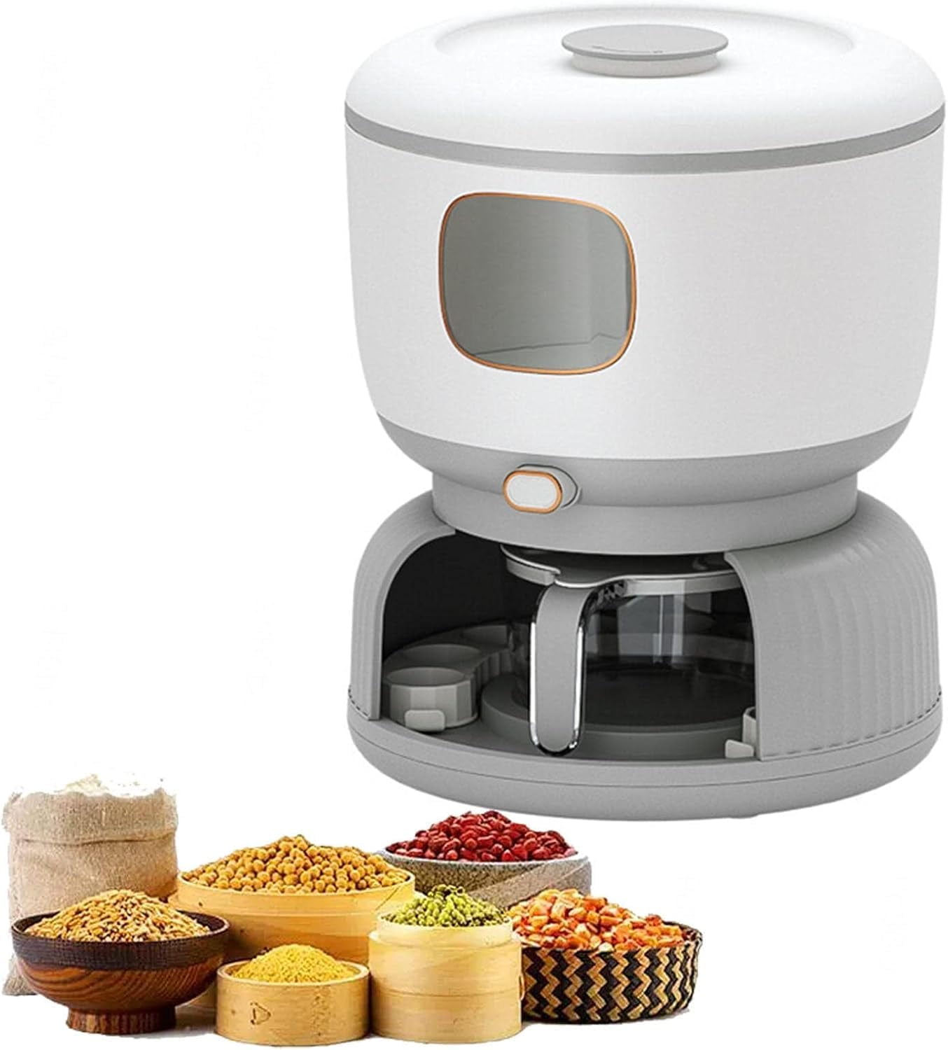 Cloyster Rice Dispenser Rice Container with Measuring Cup Upgraded ...