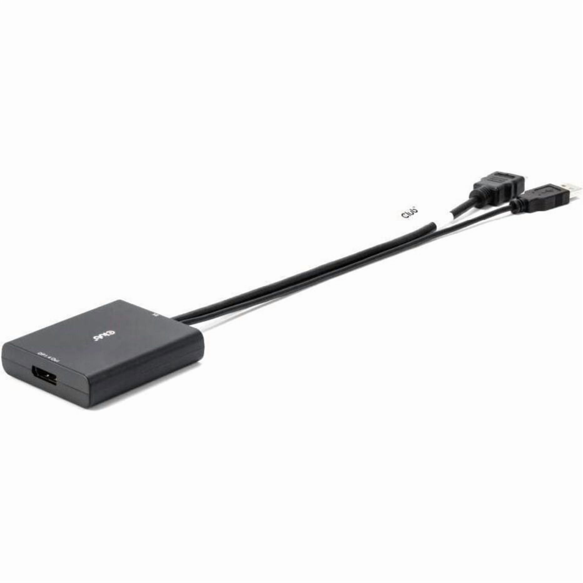 Club 3D HDMI to DisplayPort Adapter for Monitors & PCs, 4K 120Hz/8k30Hz ...