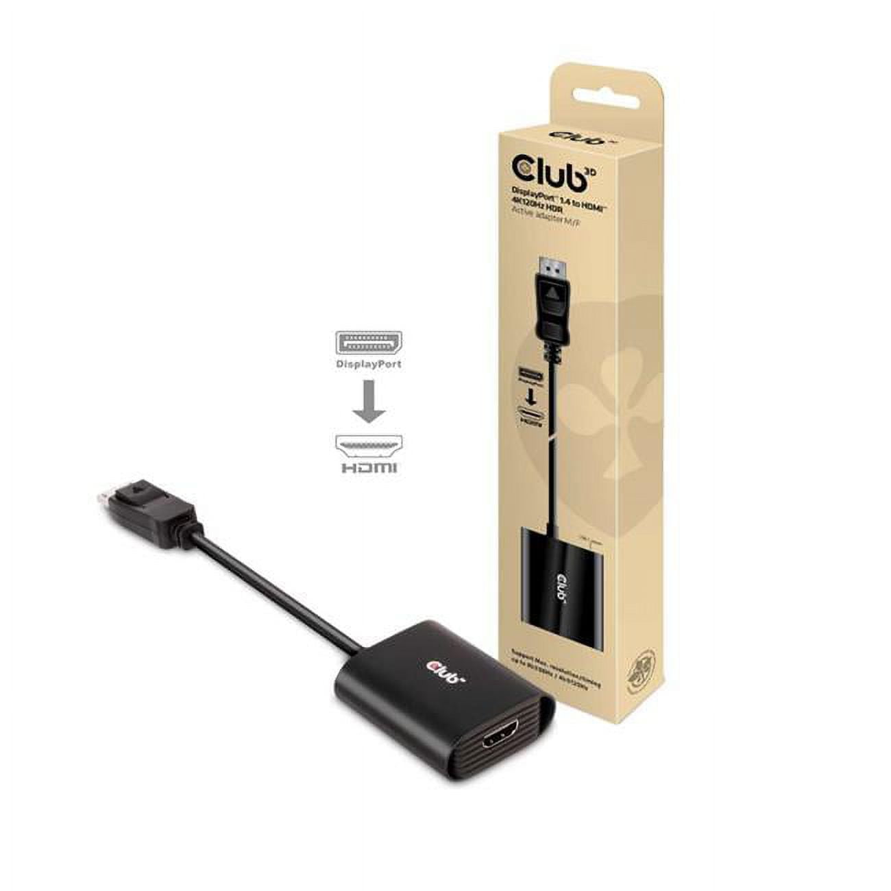 Club 3D DisplayPort 1.4 to HDMI 4K120Hz HDR Active Adapter - Walmart.com