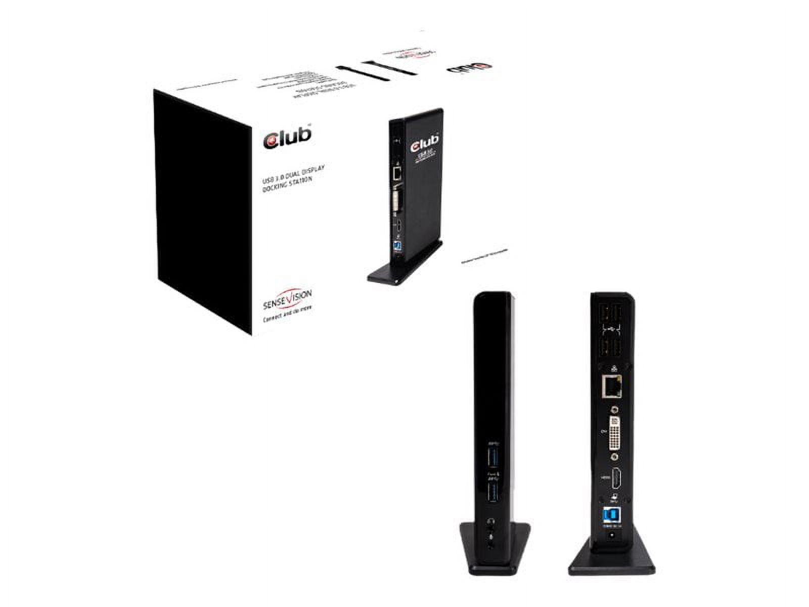 Club 3D SenseVision USB 3.0 Dual Display Docking Station - Docking ...