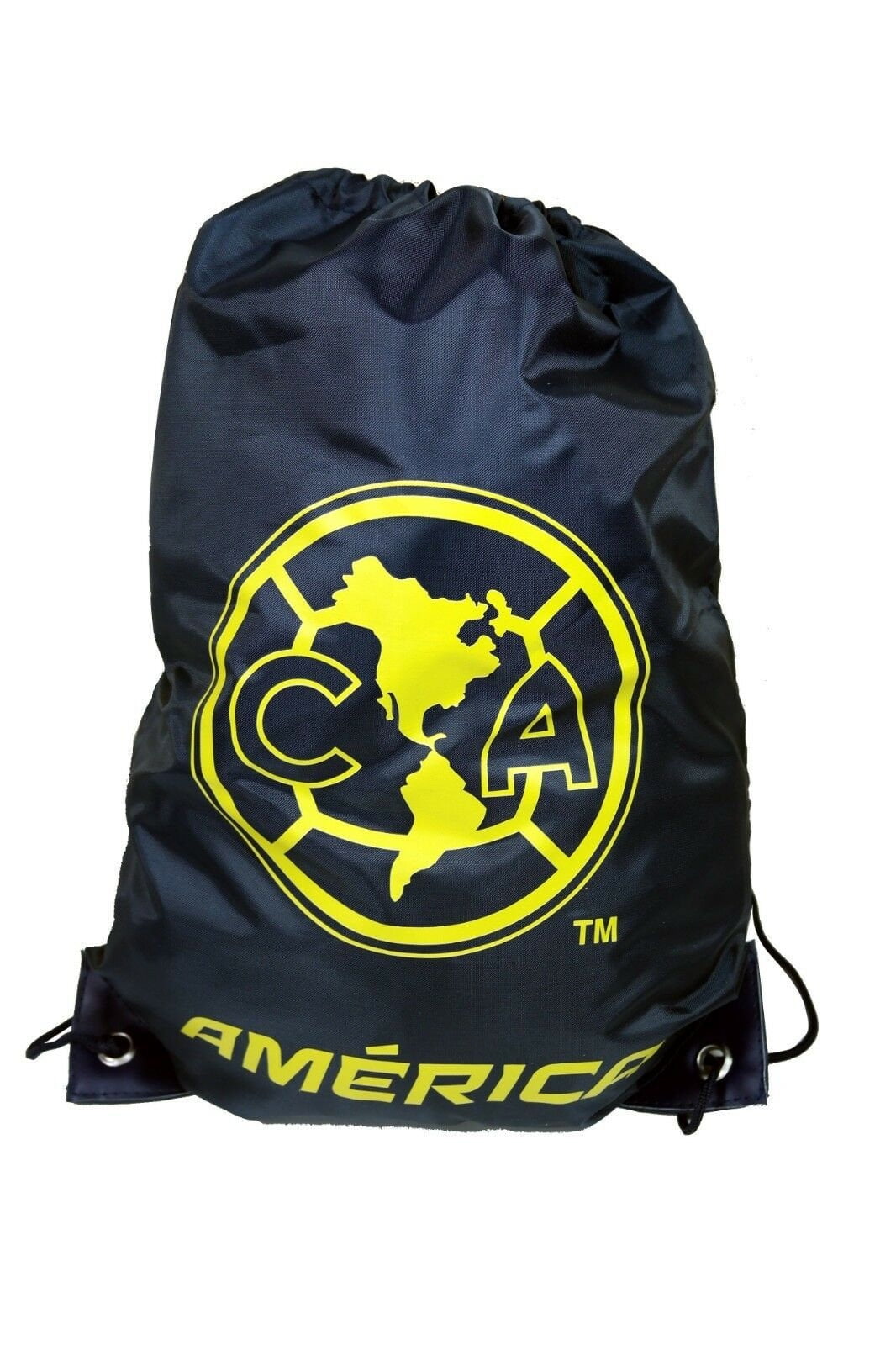 Club America Official Licensed Soccer Drawstring Cinch Bag - Black ...