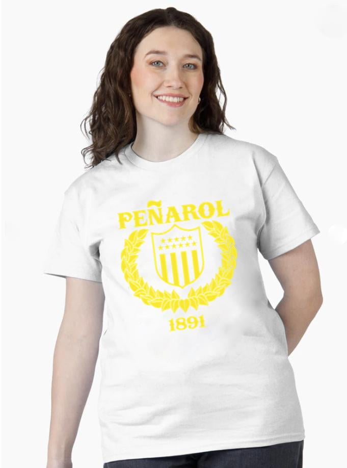 Club Atletico Penarol Unisex tee Peñarol Uruguay Manyas Fo, for men & women, up to size 5XL ...