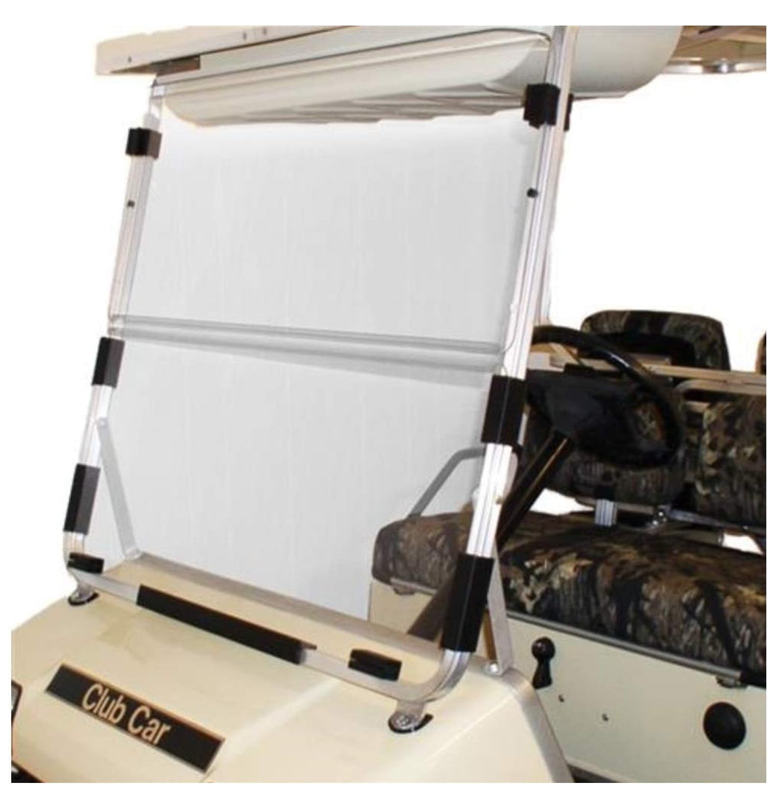 Club Car DS Golf Cart Fold Down Windshield | Clear | Compatible with DS ...