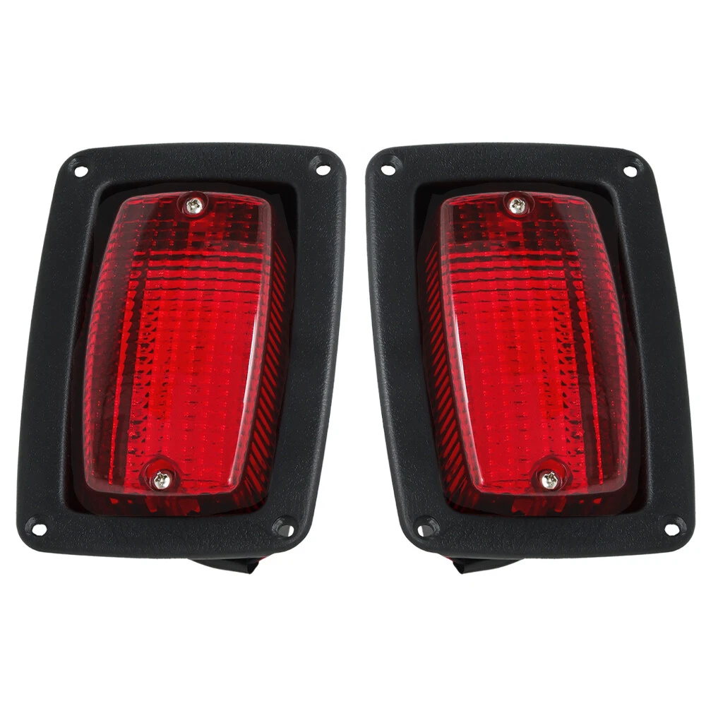 Club Car DS Golf Cart LED Tail Light Kit - 3-Wire Brake & Tail Lights ...