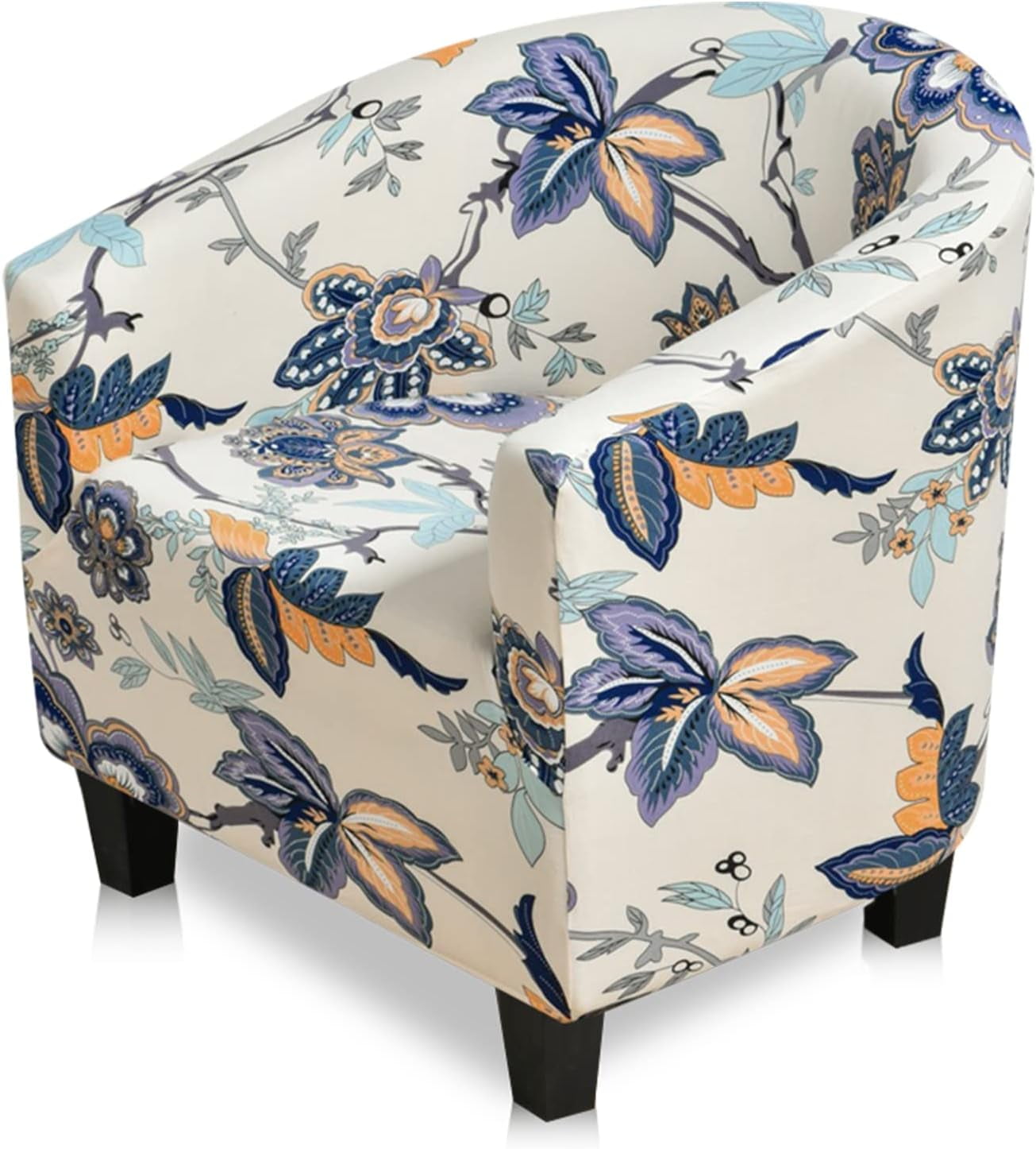 Club Chair Slipcover, High Stretch Tub Chair Cover, Universal Spandex ...