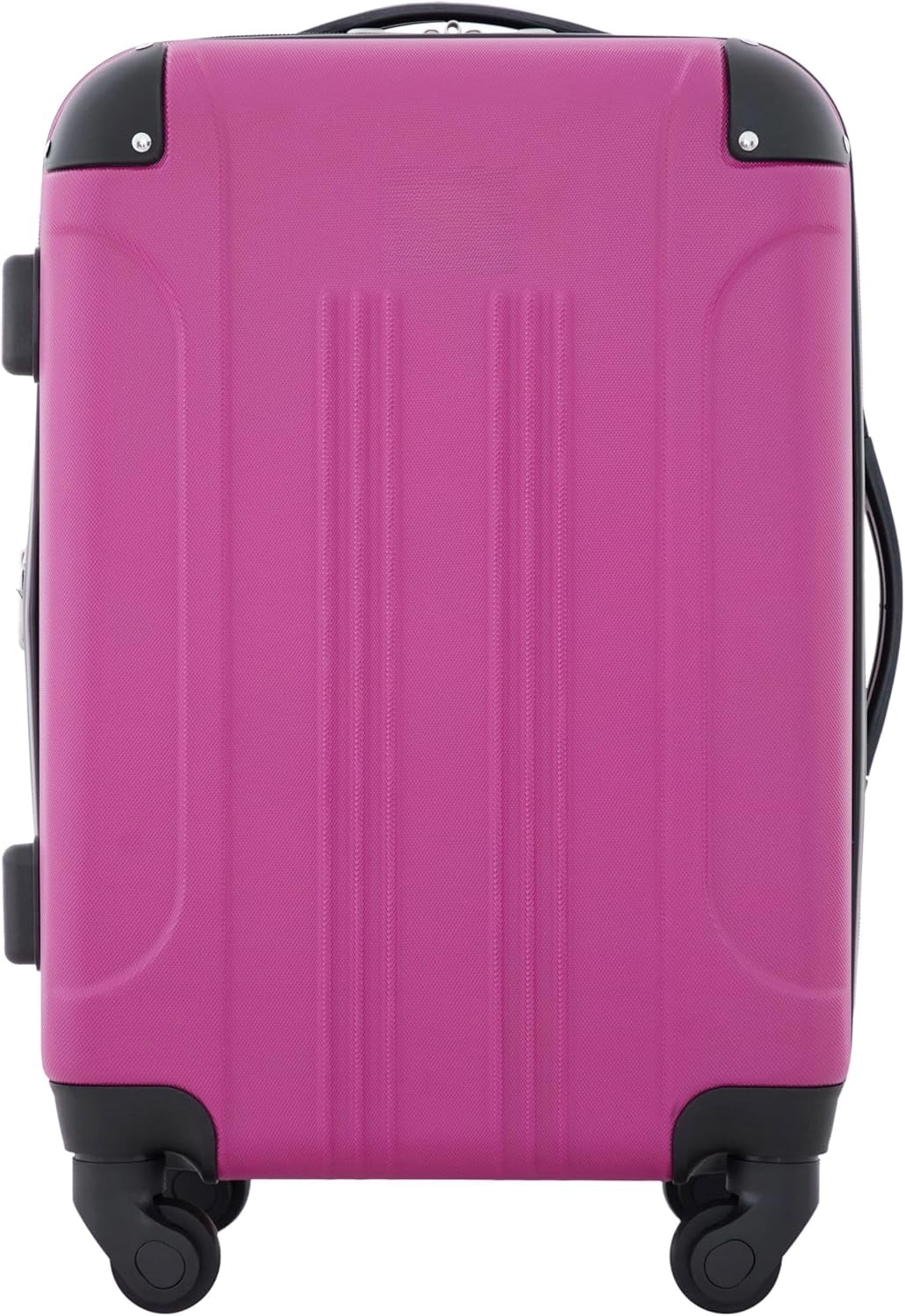 Club Chicago Hardside Expandable Spinner Luggage, Purple, 20" Carry-On ...