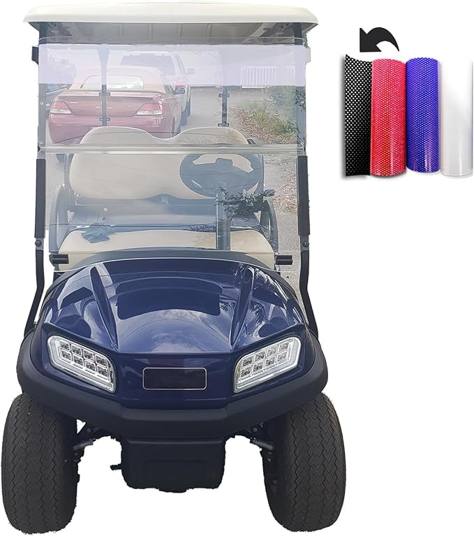 Sun Shield Golf Cart Sun Shade Cover – UV Blocker Visor for Golf Cart ...