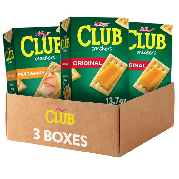 Club Crackers, Lunch Snacks, Snack Crackers, Variety Pack (3 Boxes ...
