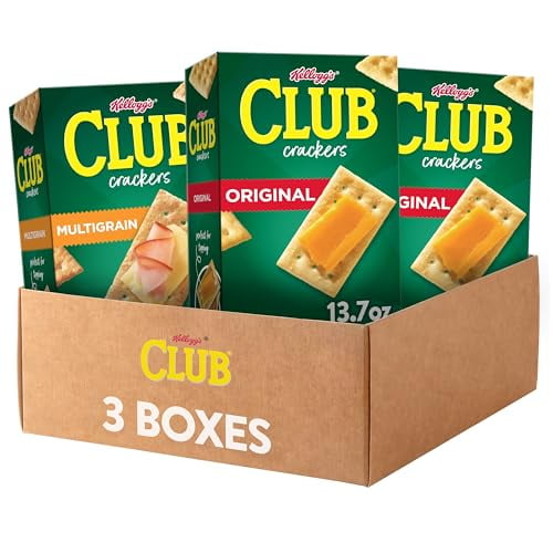 Club Crackers, Lunch Snacks, Snack Crackers, Variety Pack (3 Boxes ...