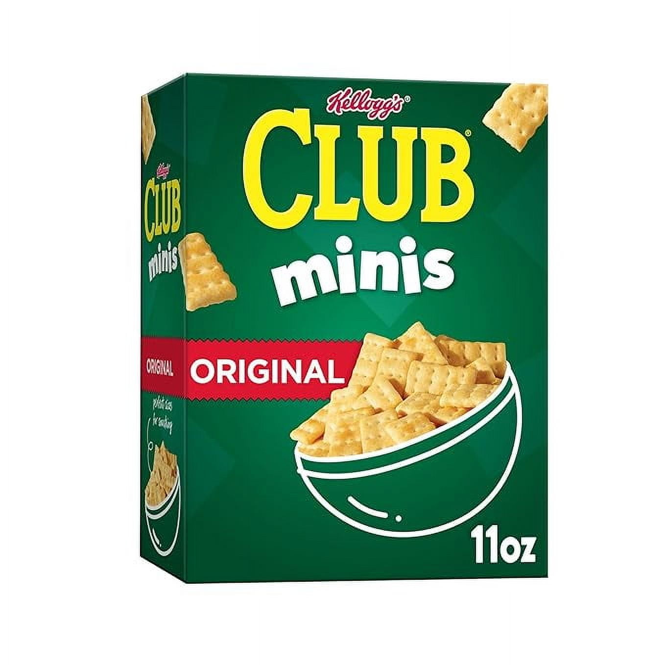 Club Crackers, Mini Snack Crackers, Lunch Snacks, Original, 11oz Box (1 ...