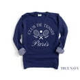 Club De Tennis, Paris Crewneck T-Shirt Style Tennis Pullover French ...