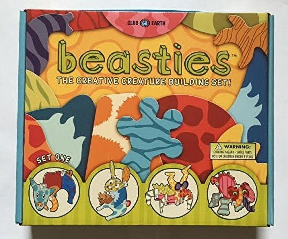 Club Earth Beasties - The Creative Creature Building Set (Set One ...