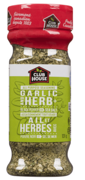 Club House All Purpose Seasoning Garlic & Herb 131g - Walmart.com