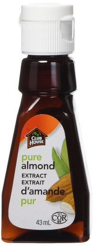 Club House, Baking & Flavouring Extracts, Pure Almond – 43ml (1.5oz ...