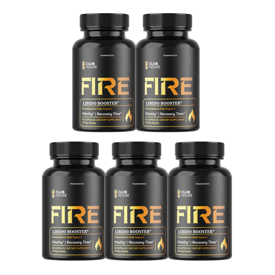Club House Fire - Club House Fire Mens Capsules - 5 Bottles - Walmart.com