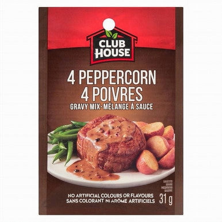 Club House Gravy Mix, 4 Peppercorn, 31g/1.1oz - Walmart.com
