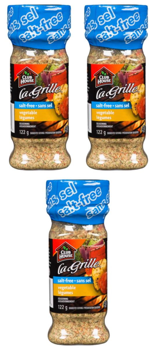 Club House La Grille Vegetable Seasoning No Salt Added 122g (3 Pack ...