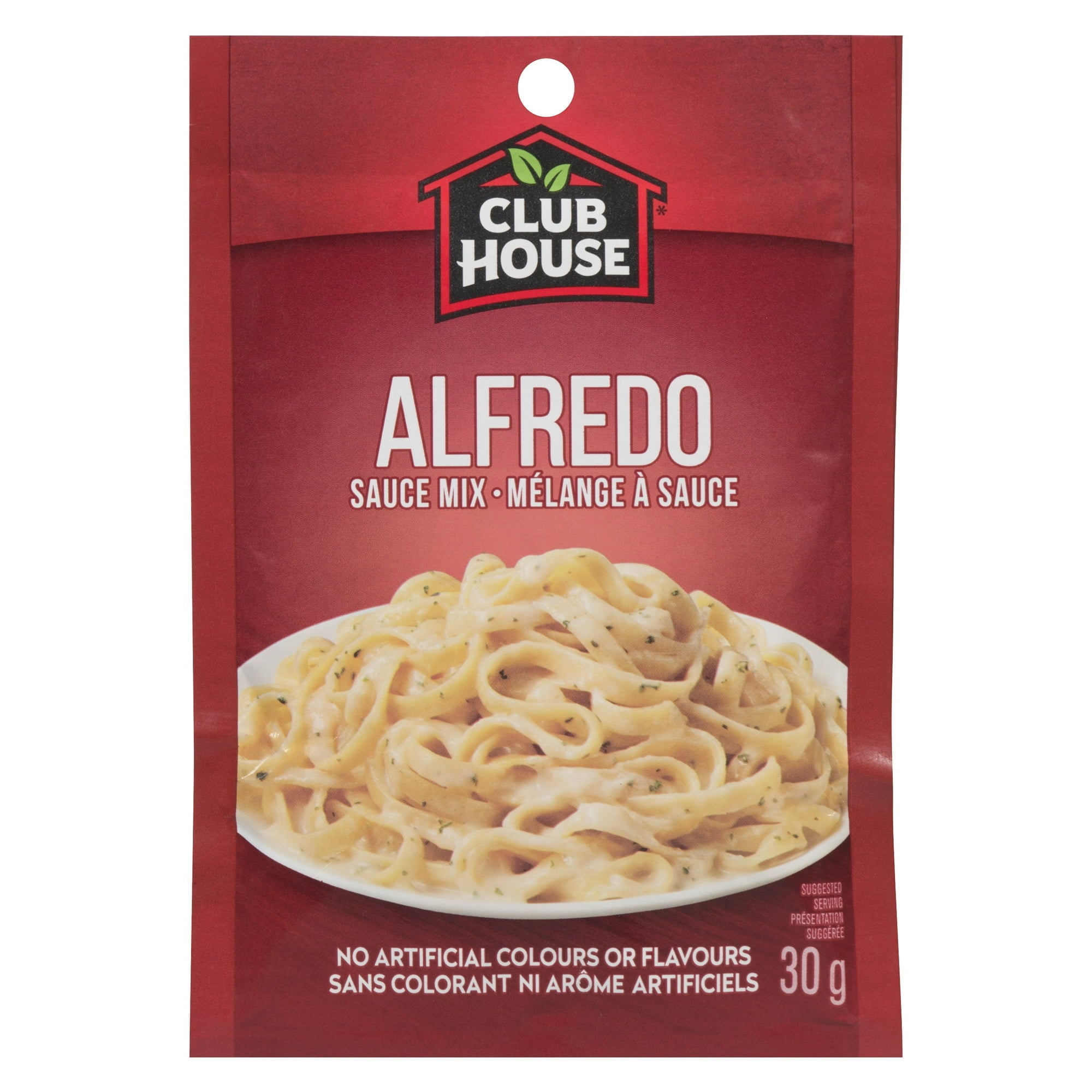 Club House Pasta Alfredo Sauce Mix - 30g (1.1oz) - Walmart.com