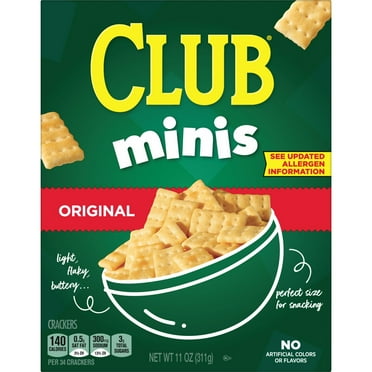 Premium Original Mini Saltine Crackers, 11 oz - Walmart.com