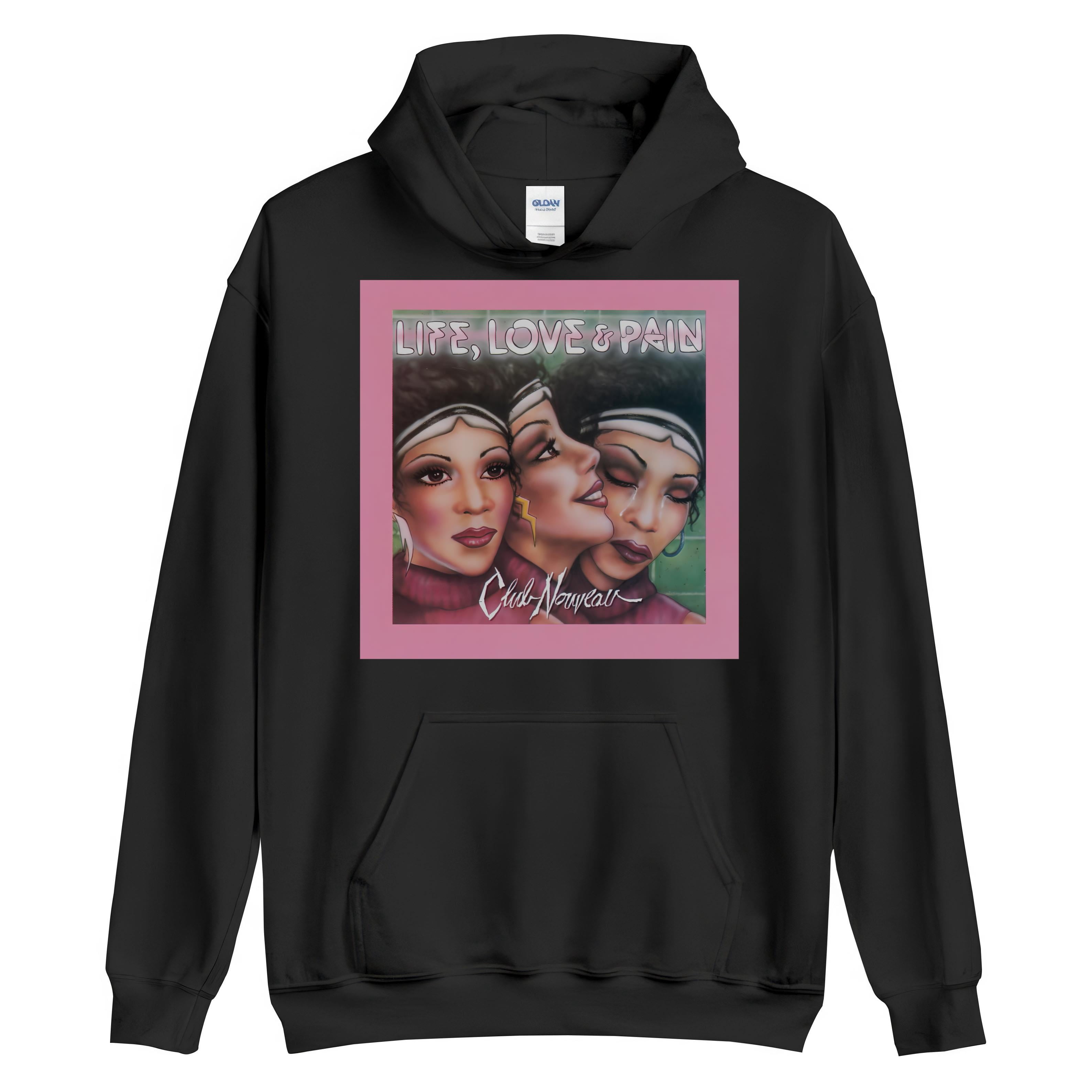 Club Nouveau Life Love Pain Album Cover T-Shirt Black-TH31097 - Walmart.com