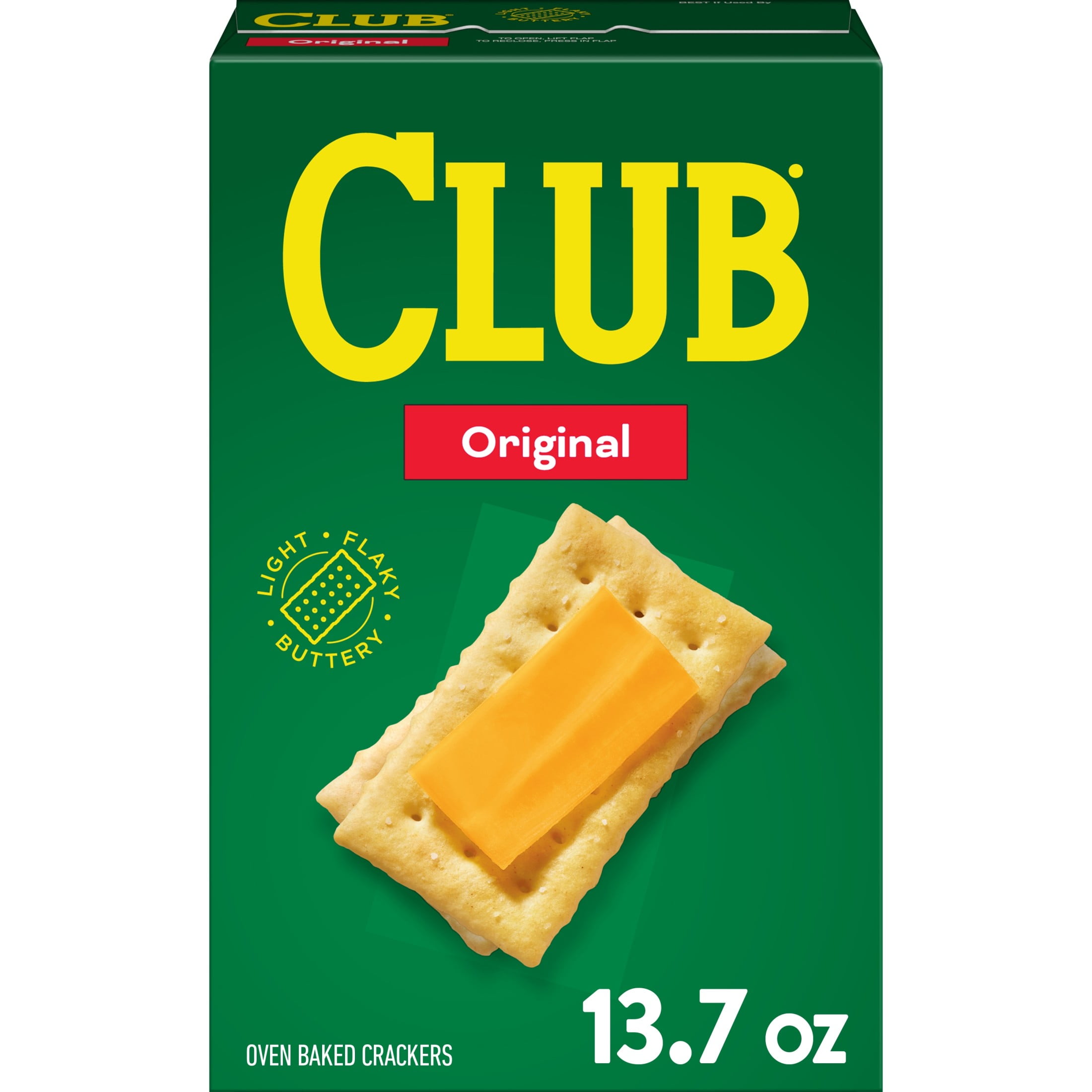 Club Original Crackers, Light Flaky Buttery Snacks, 13.7 oz - Walmart.com