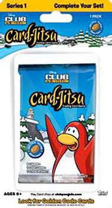 Club Penguin Series 1 Card-Jitsu Booster Pack with Rare Card, Foil ...