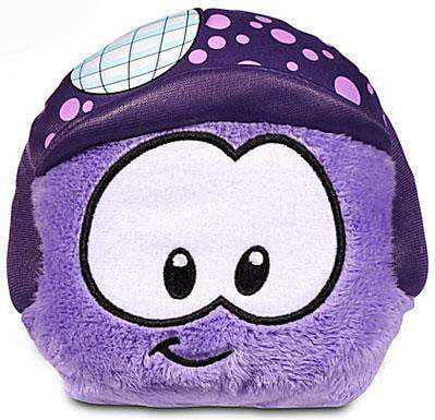 Club Penguin Series 11 Purple Puffle 4 Plush (Disco Ball Hat) - Walmart.com
