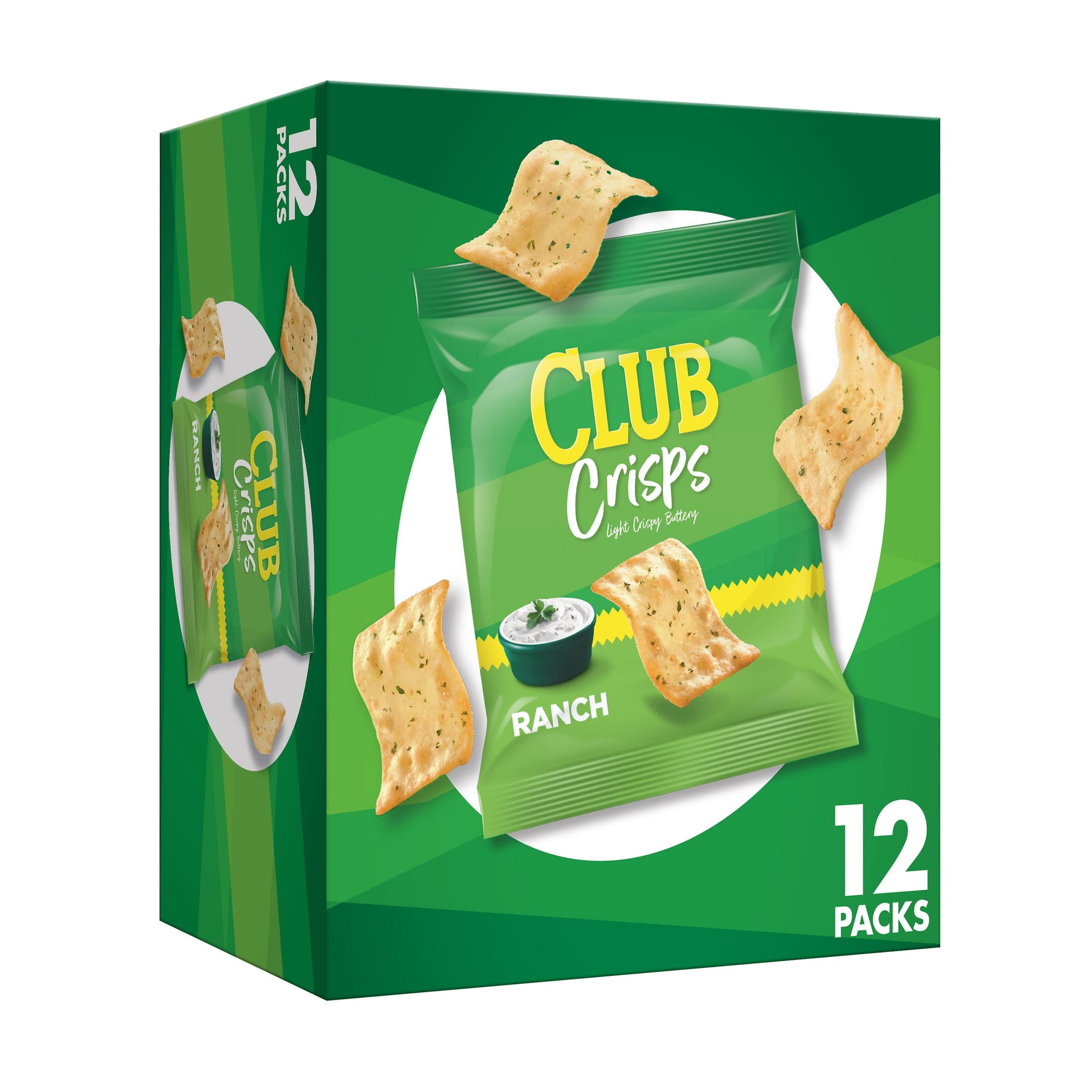 Club Ranch Cracker Crisps for Employee Breakroom Snacks - Walmart ...