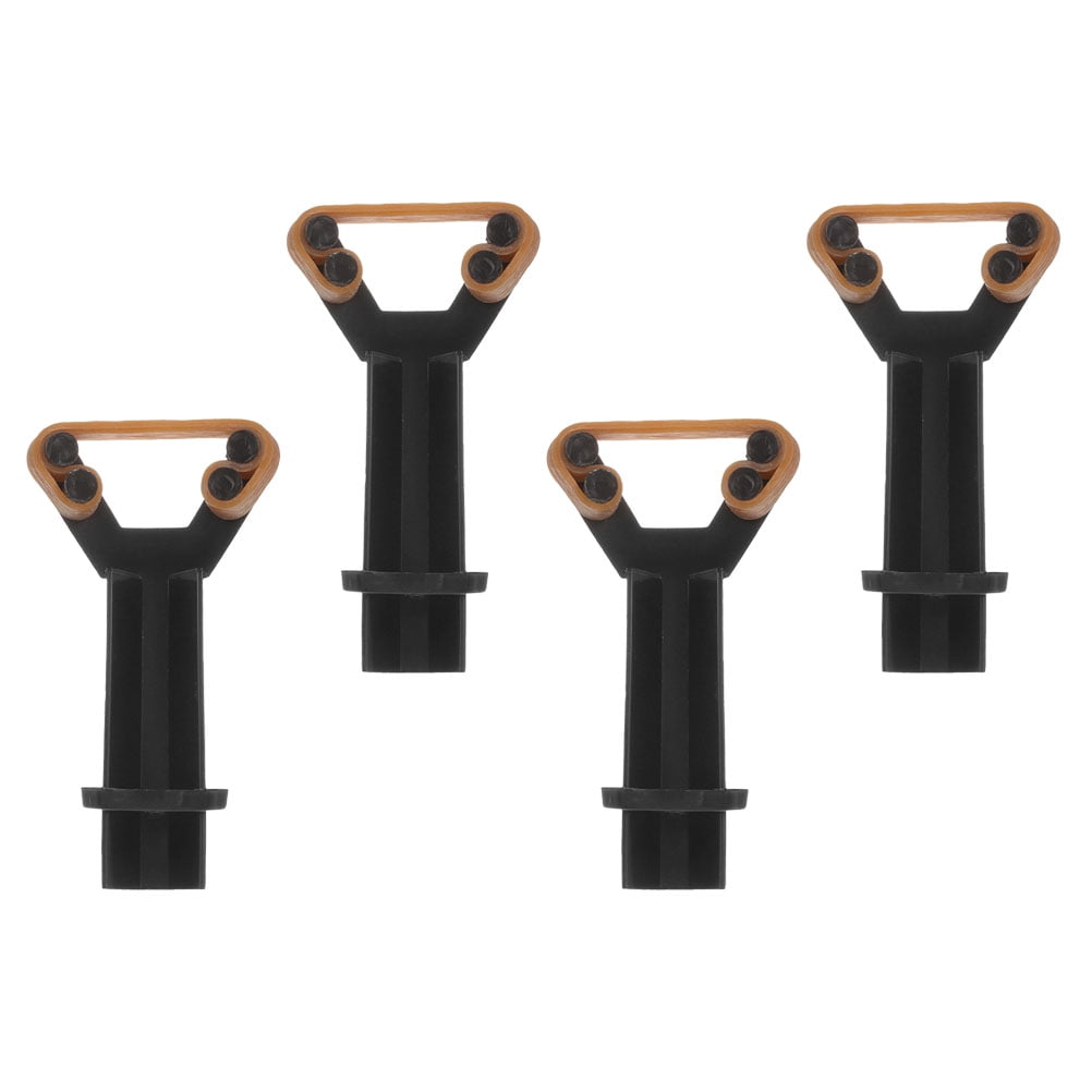 MEIBUTYUP Billiard Pool Cue Tip Clamp Black 4Pcs 3.34X1.77X0.59in ...