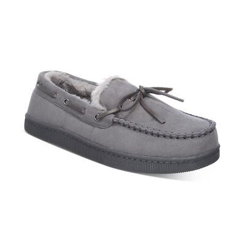 Club Room Mens Moccasin Slippers Light Grey Small 6 to 7 Gray - Walmart.com