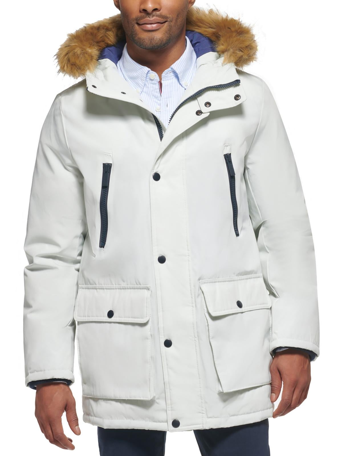 Club Room Mens Hooded Midi Parka Coat - Walmart.com