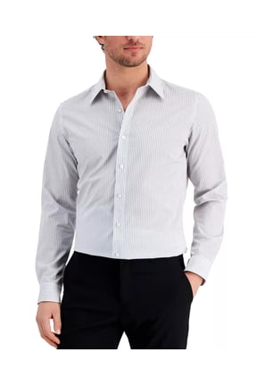 Mens Striped Dress Shirt