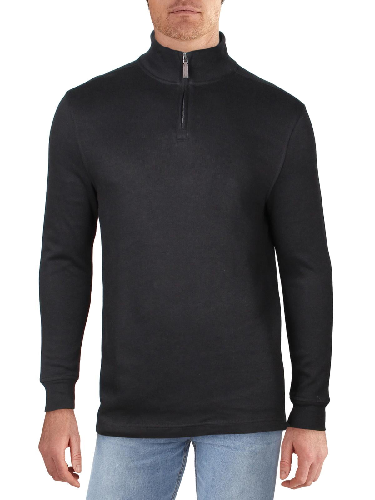 Club Room Mens 1/4 Zip Comfy Pullover Sweater - Walmart.com