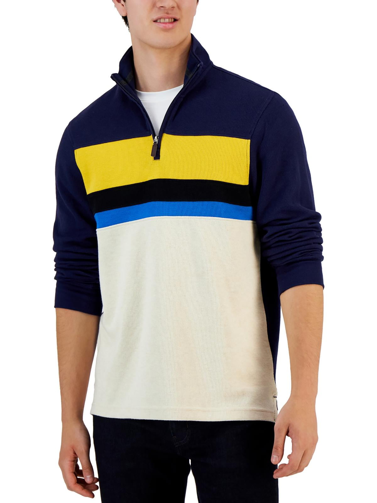 Club Room Mens 1/4 Zip Mock Neck Pullover Sweater - Walmart.com