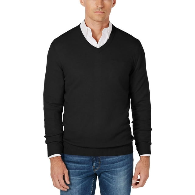 Club Room Mens Cashmere Pullover V-Neck Sweater - Walmart.com