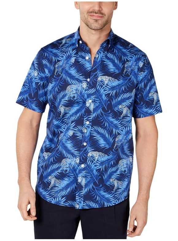 Mens Cheetah Print Shirt