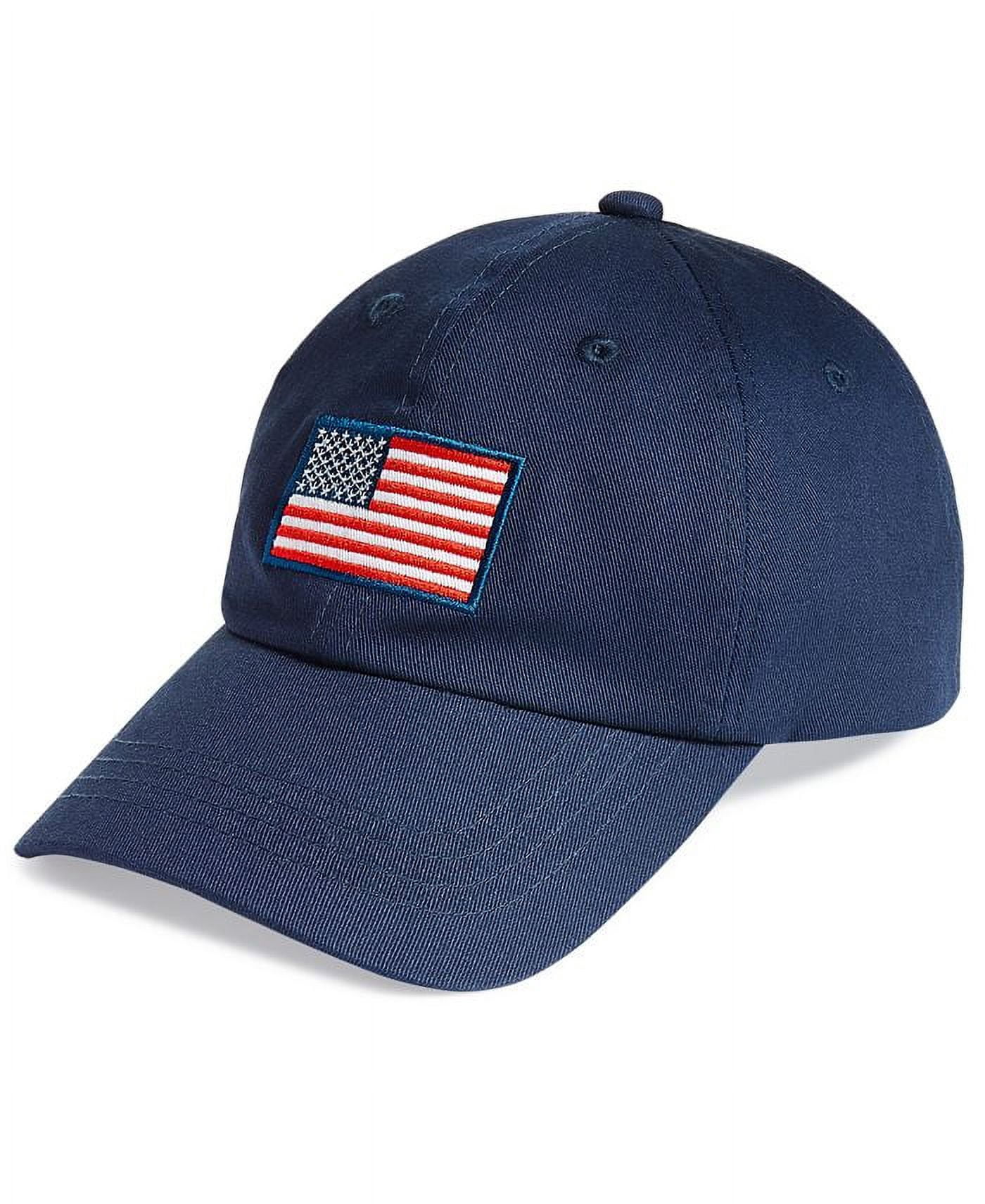 Club Room Mens Graphic Flag Navy Blue Baseball Cap Hat - Walmart.com