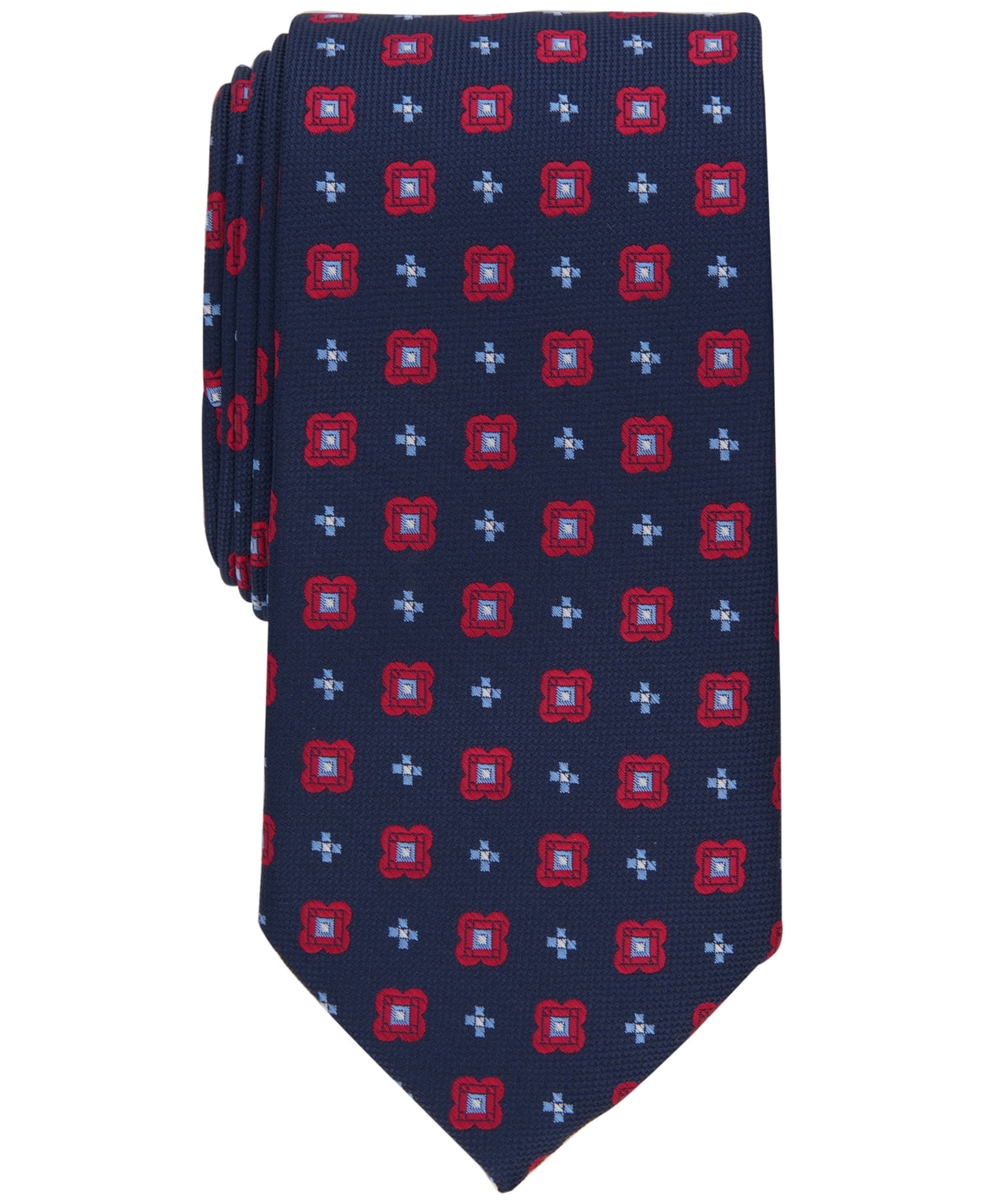 Club Room Men's Classic Geo Neat Tie Green Blue Necktie - Walmart.com
