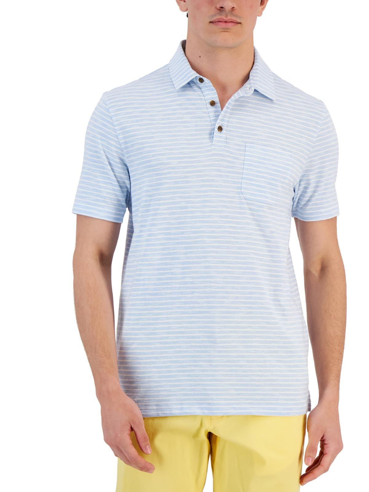 Club Room Mens Striped Collared Polo - Walmart.com