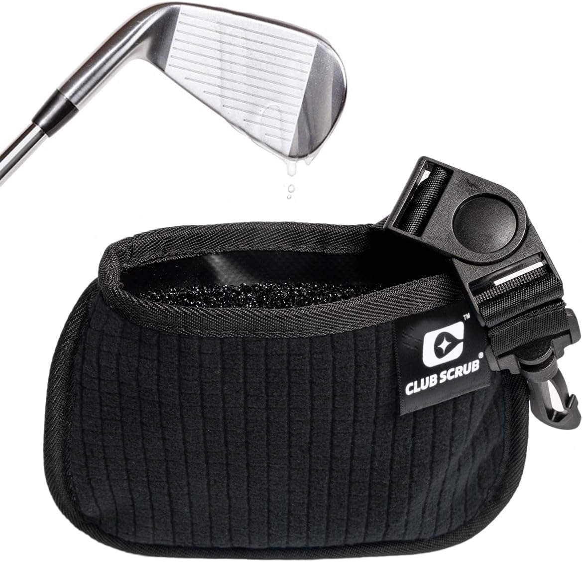 Club Scrub Mini, Golf Club and Golf Ball Cleaning Bag, Waterproof Clean ...