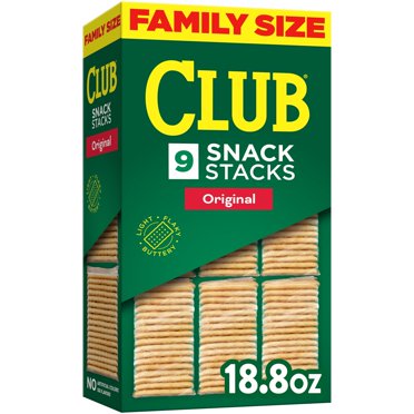 ( 2 Pack ) Keebler Club Snack Stacks Crackers, Original, 18.8 oz ...