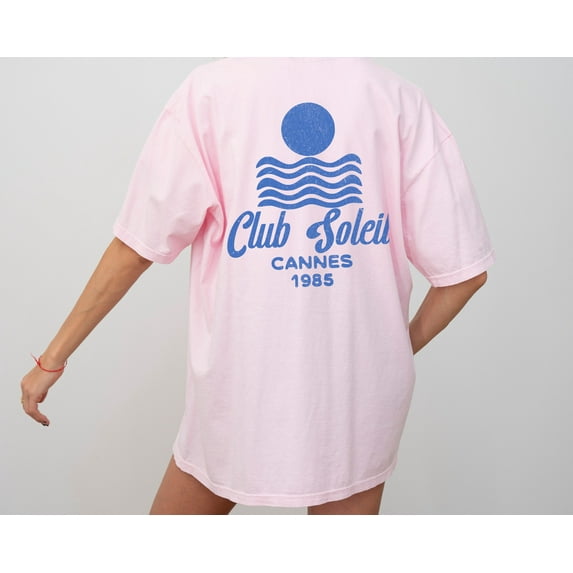Club Soleil T-Shirt Mediterranean, French Riviera, Côte dAzur Shirt ...