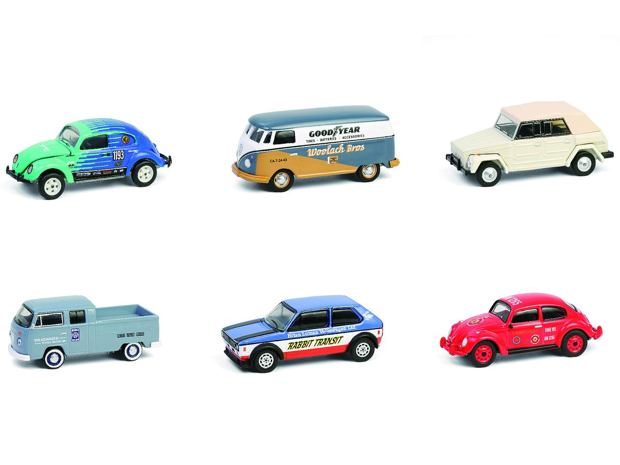 "Club Vee-Dub" Series 20 Set of 6 pieces 1/64 Diecast Model Cars by ...