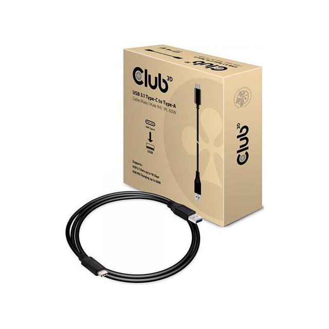Club3D CAC-1522 USB Type-C Male/Male PD Cable 5A 100Watt - Walmart.com