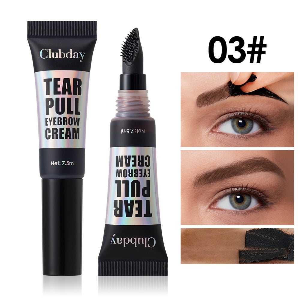 Clubday peel-off eyebrow gel, waterproof and sweat-resistant long ...