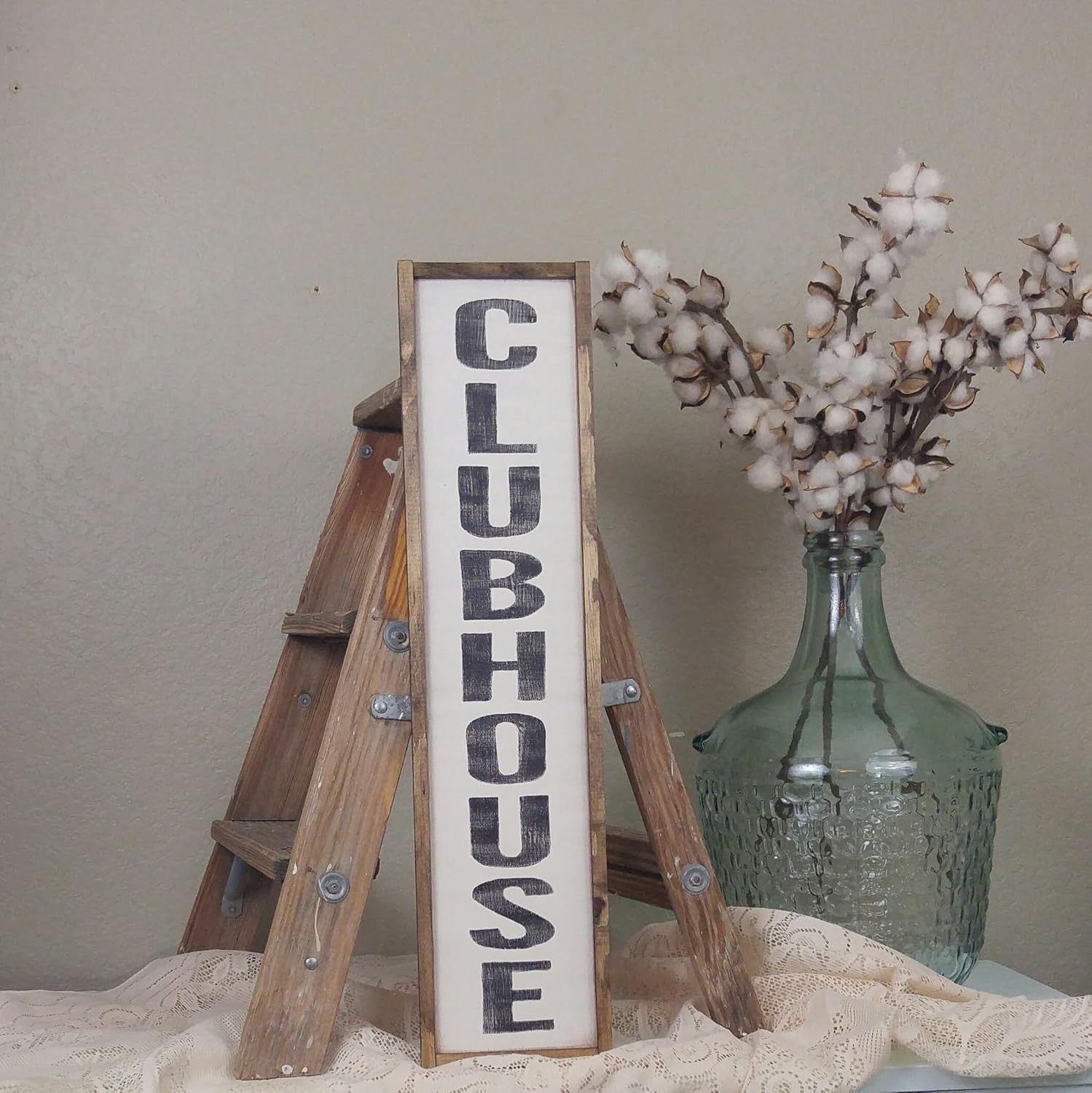 Clubhouse Sign, Farmhouse Decor, Rustic Decor, Farmhouse Signs, Wooden ...