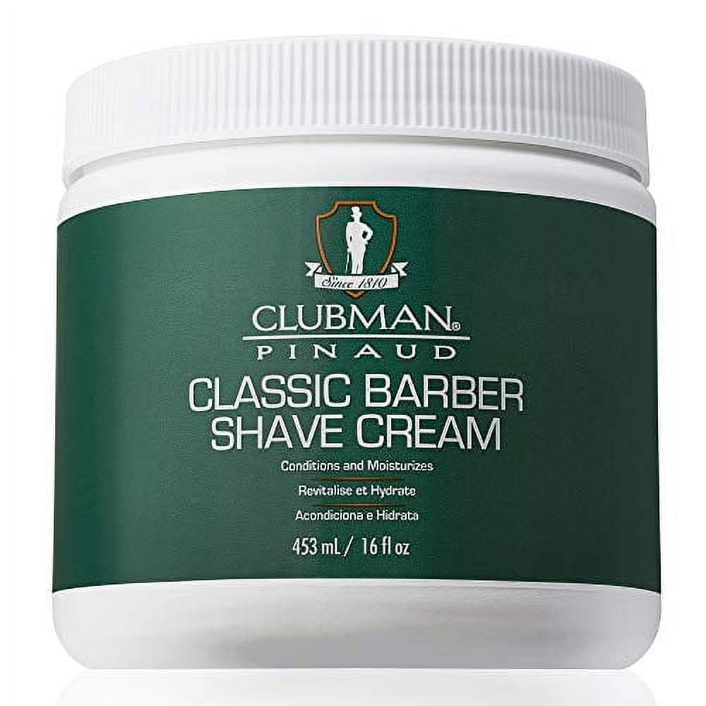 Clubman Classic Barber Shave .. Cream, 16 oz, 1 .. pack - Walmart.com